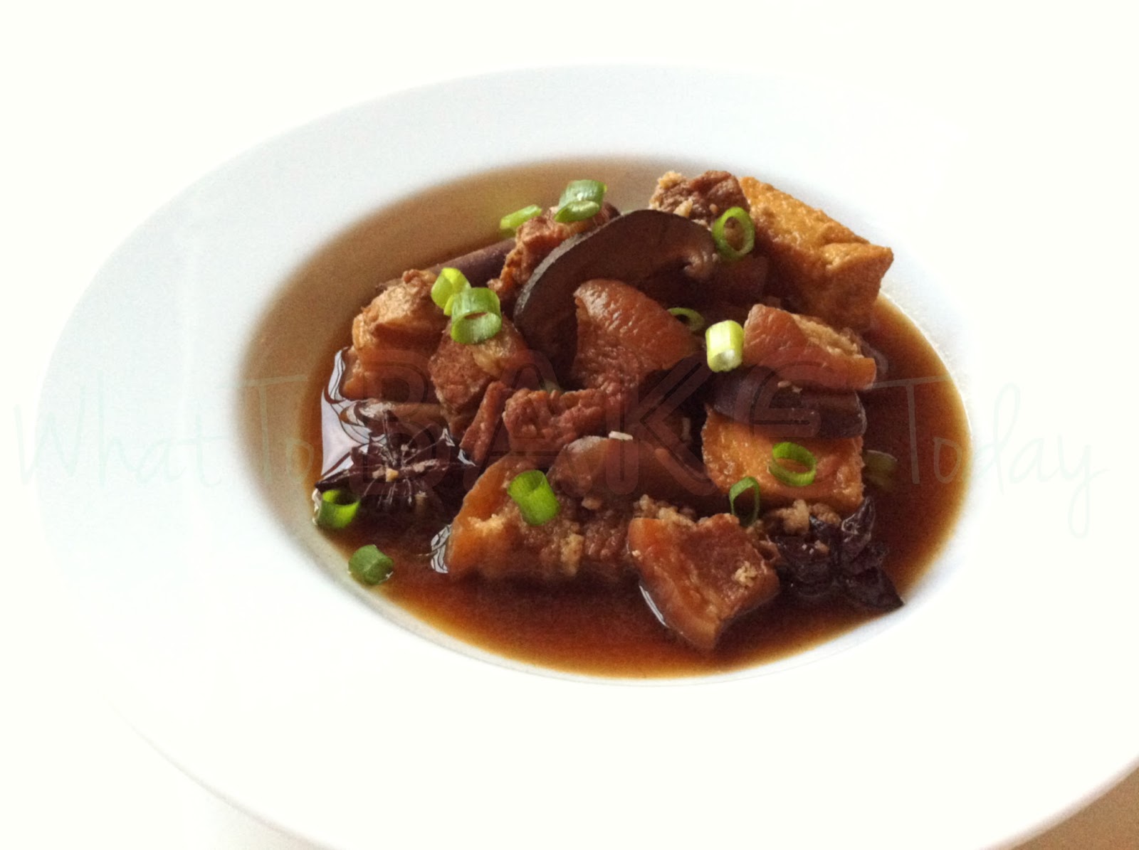 What To Bake Today: Singapore-style Braised Pork Belly (卤肉 aka Lor Bak)