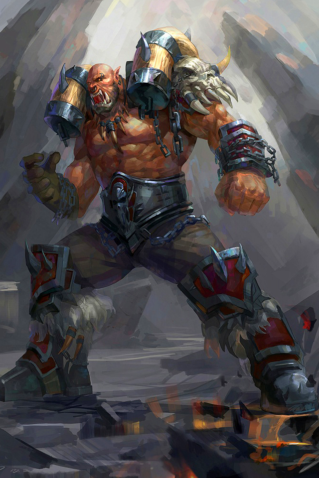 Garrosh Hellsream by МЦУА | WoW Phone Wallpapers