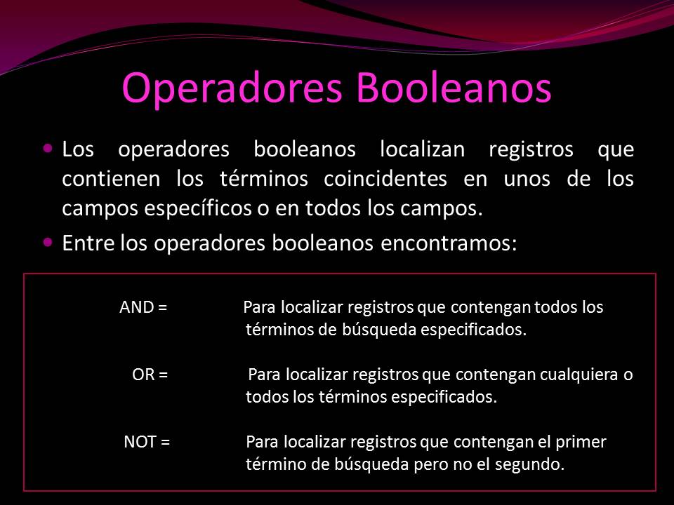 Usos pedagógicos de las TIC: Operadores Booleanos y Comodines