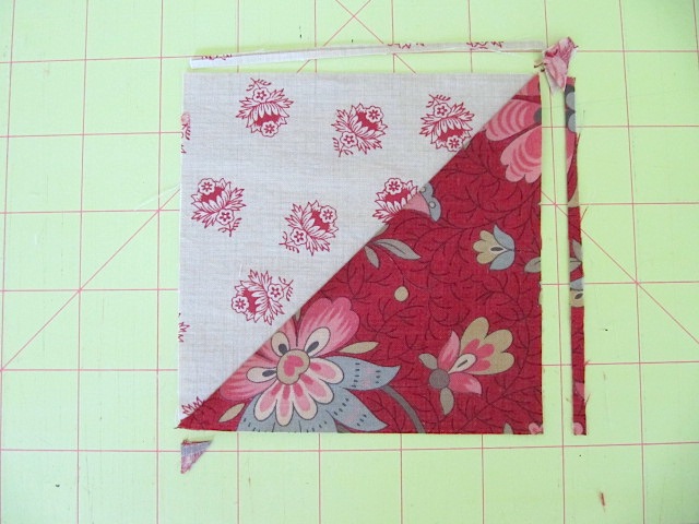 Sew Many Ways...: Half Square Triangle Tutorial...