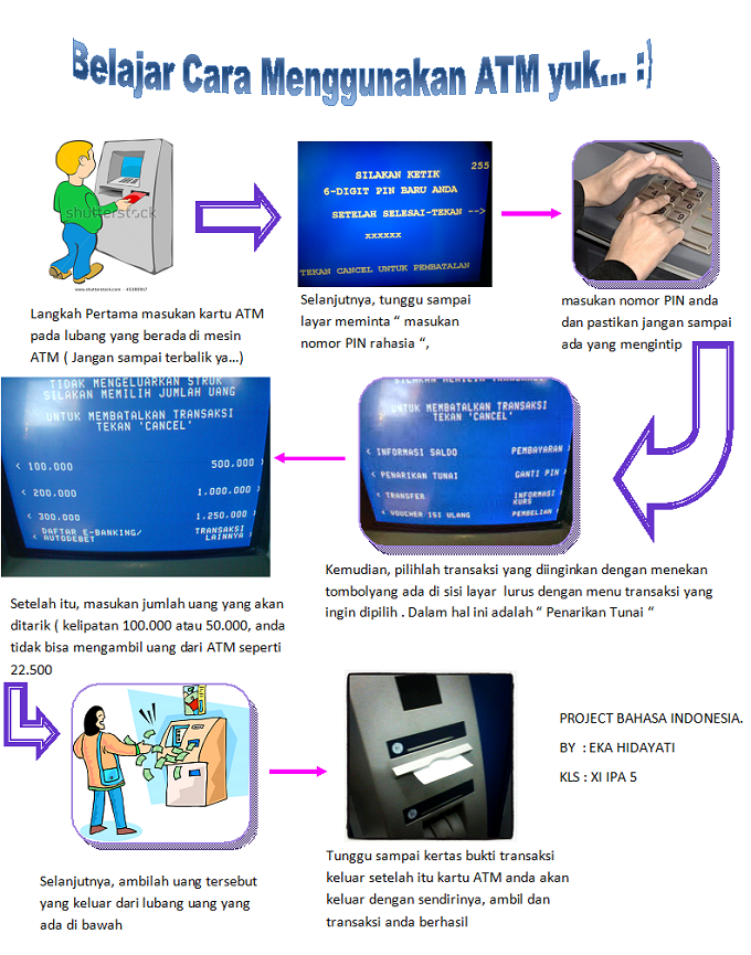 XI IPA 5: Belajar Cara Membuat dan Menggunakan ATM Yuk...