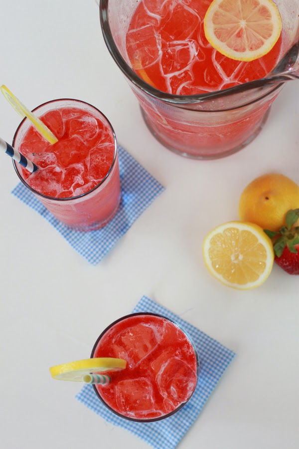 Stir & Scribble: Roasted Strawberry Lemonade on In Honor of Design