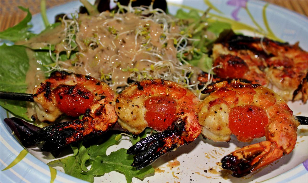 BBQGuam: Grilled Ouzo Shrimp