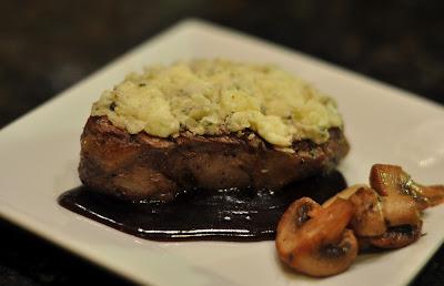 Party with Leah: Blue Cheese Crusted Filet Mignon with Port Wine Sauce