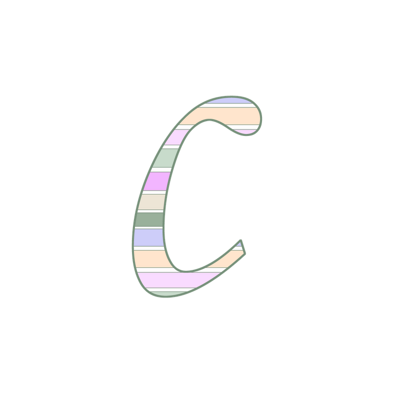 GRANNY ENCHANTED'S BLOG: "Pastel Stripes" PNG Lower Case Free Scrapbook ...