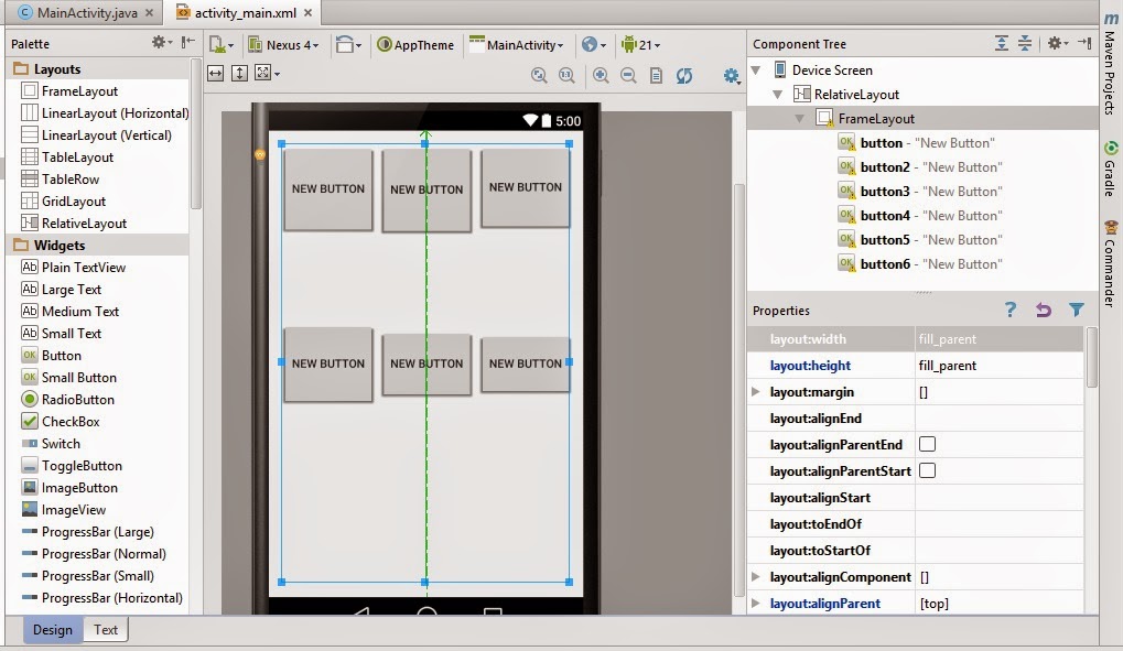 Android Studio - csc: (Clase #1) acerca de los layout en android studio