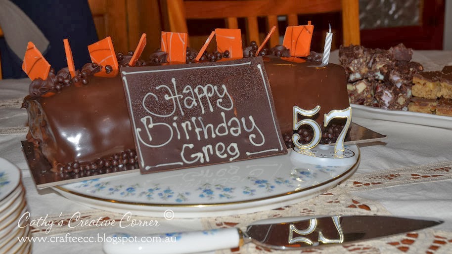 Cathy's Creative Corner: Happy Birthday Greg