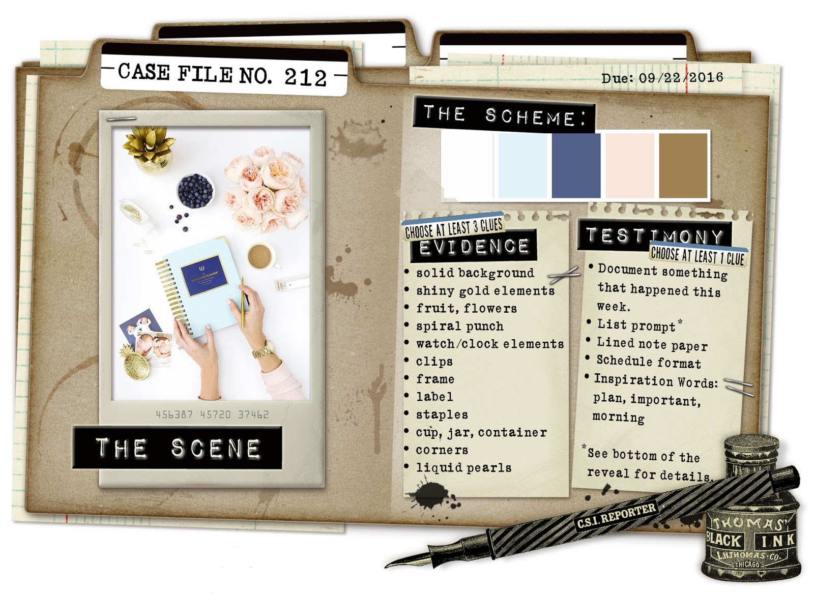 Little Scraps of Magic: Inside Jokes {CSI Case File No. 212}