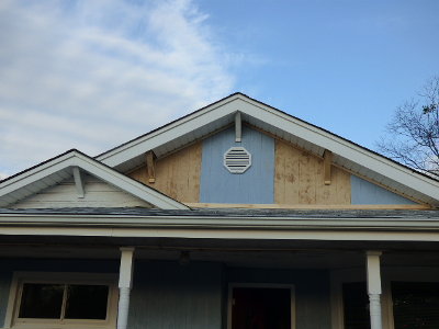 5 Acres & A Dream: House: Front Gables Makeover