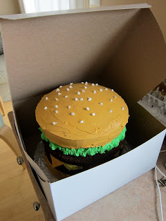 A Mixture of Mediums: Cheeseburger Cake!