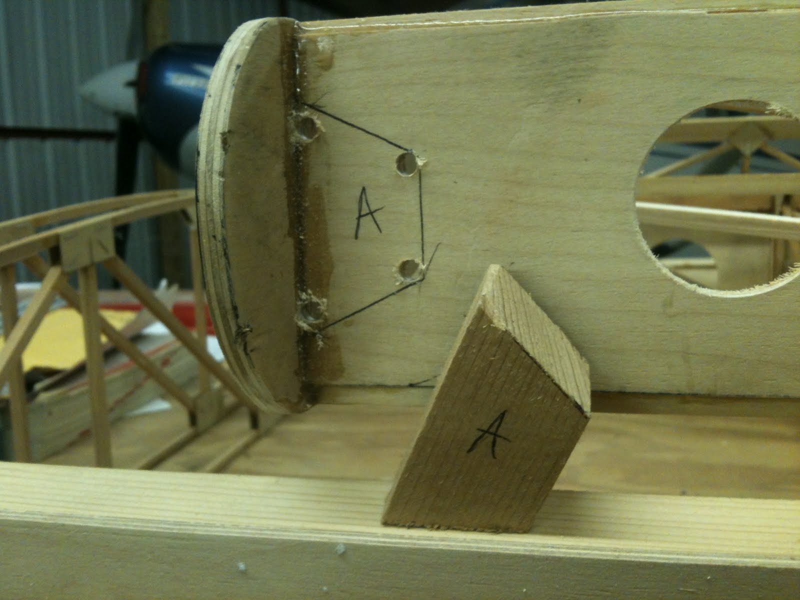 Legal Eagle Build: Hinge blocks and leading edge ribs