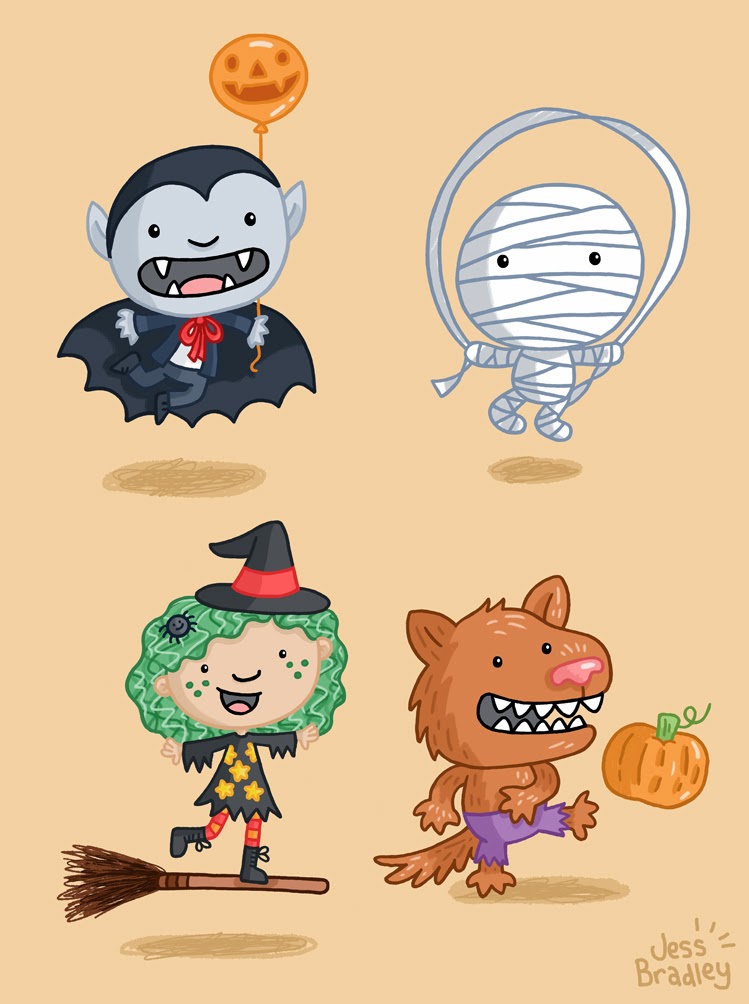 Squid Bits Halloween Characters squid-bits-halloween-characters