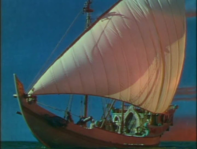 model ships in the cinema: Sinbad the Sailor 1947