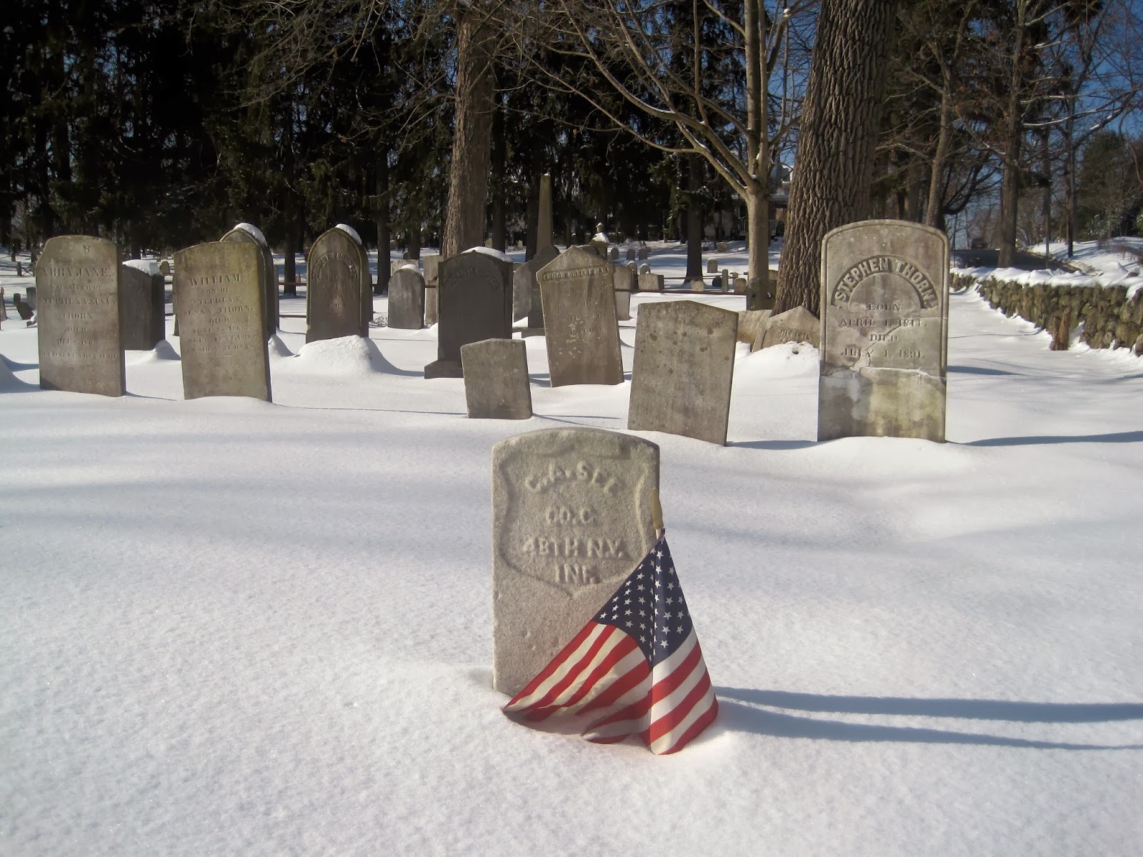 The Episcopal Cemetery Project: The Graveyard in Winter