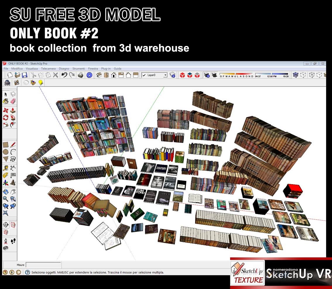 SKETCHUP 3D MODELS BOOK COLLECTION #2 - Vray Sketchup - TUT