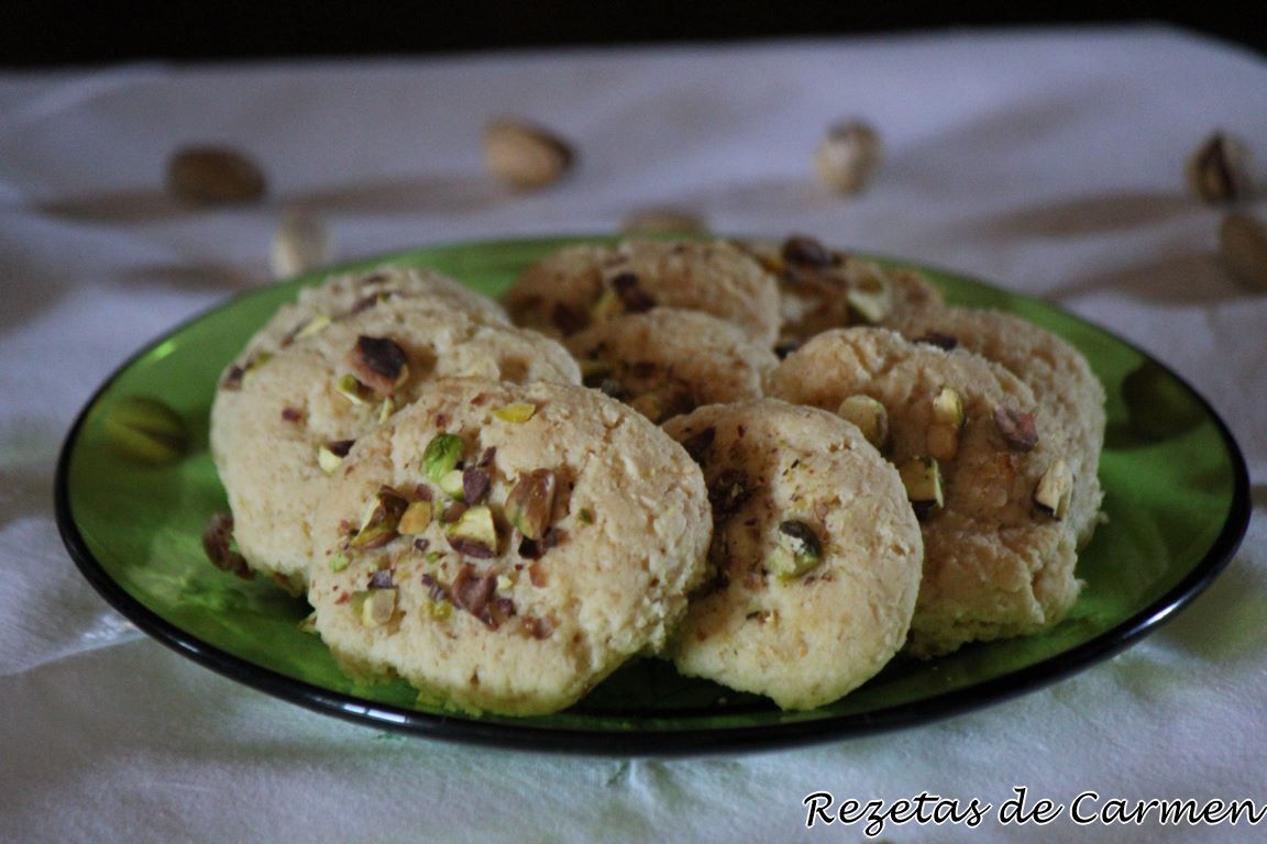 Galletas de pistachos