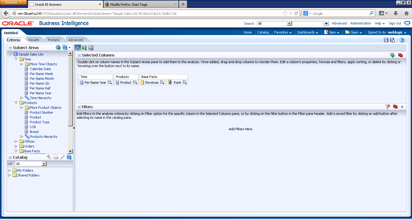 Oracle Business Intelligence Enterprise Edition: Rank Function in OBIEE 11g