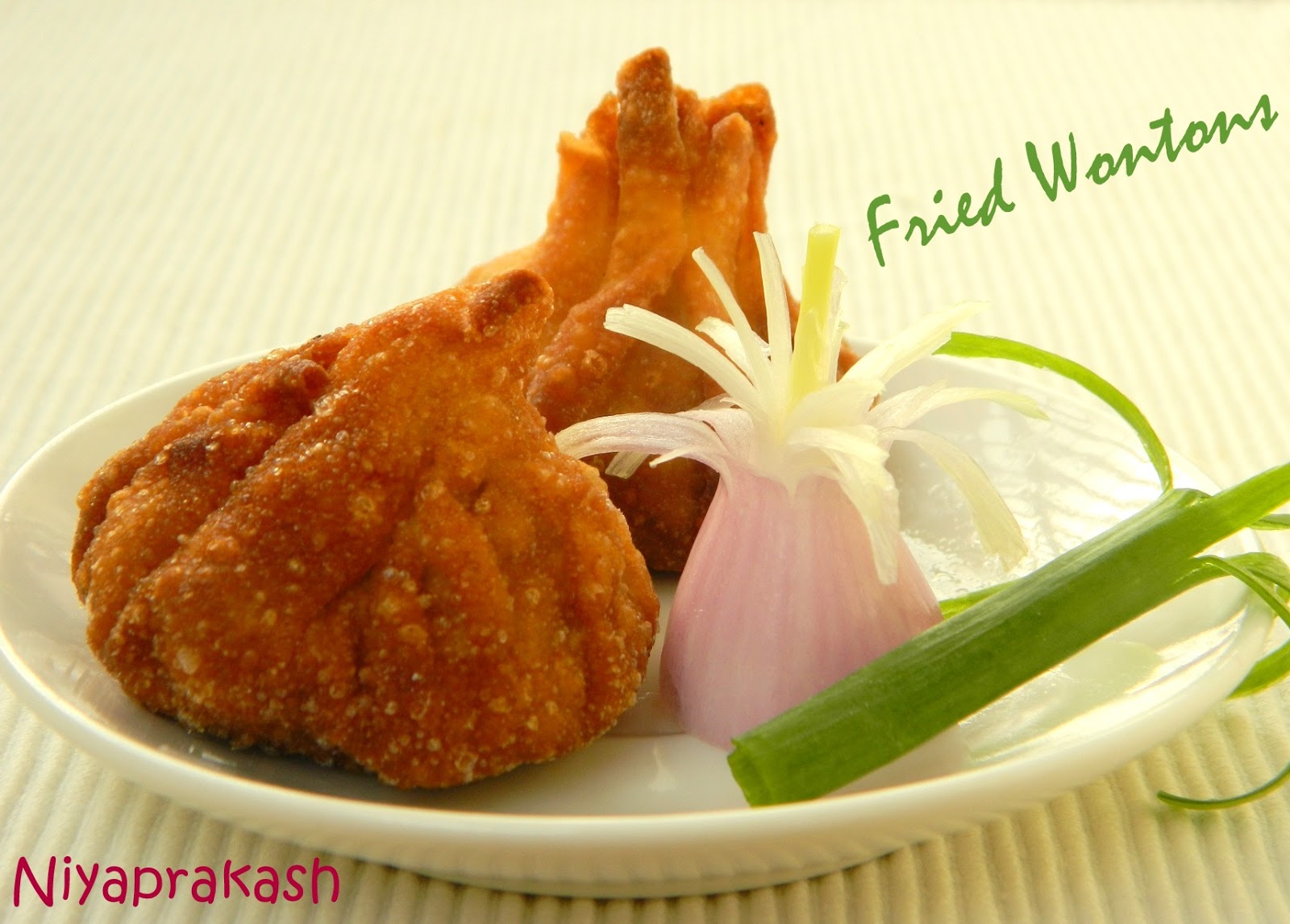 Niya's World: Fried Wontons