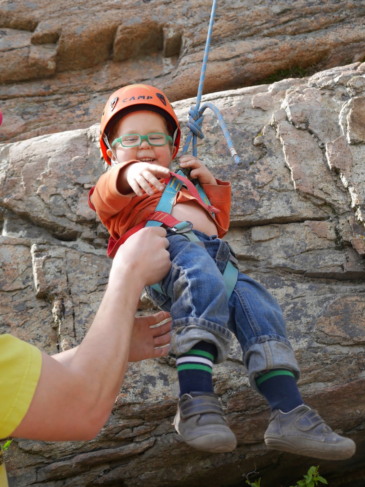 Rock Climbing with Young Children - Backwoods Mama