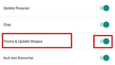 Cara Mematikan Notifikasi Promo Shopee Dengan Mudah Supaya Tidak Berisik