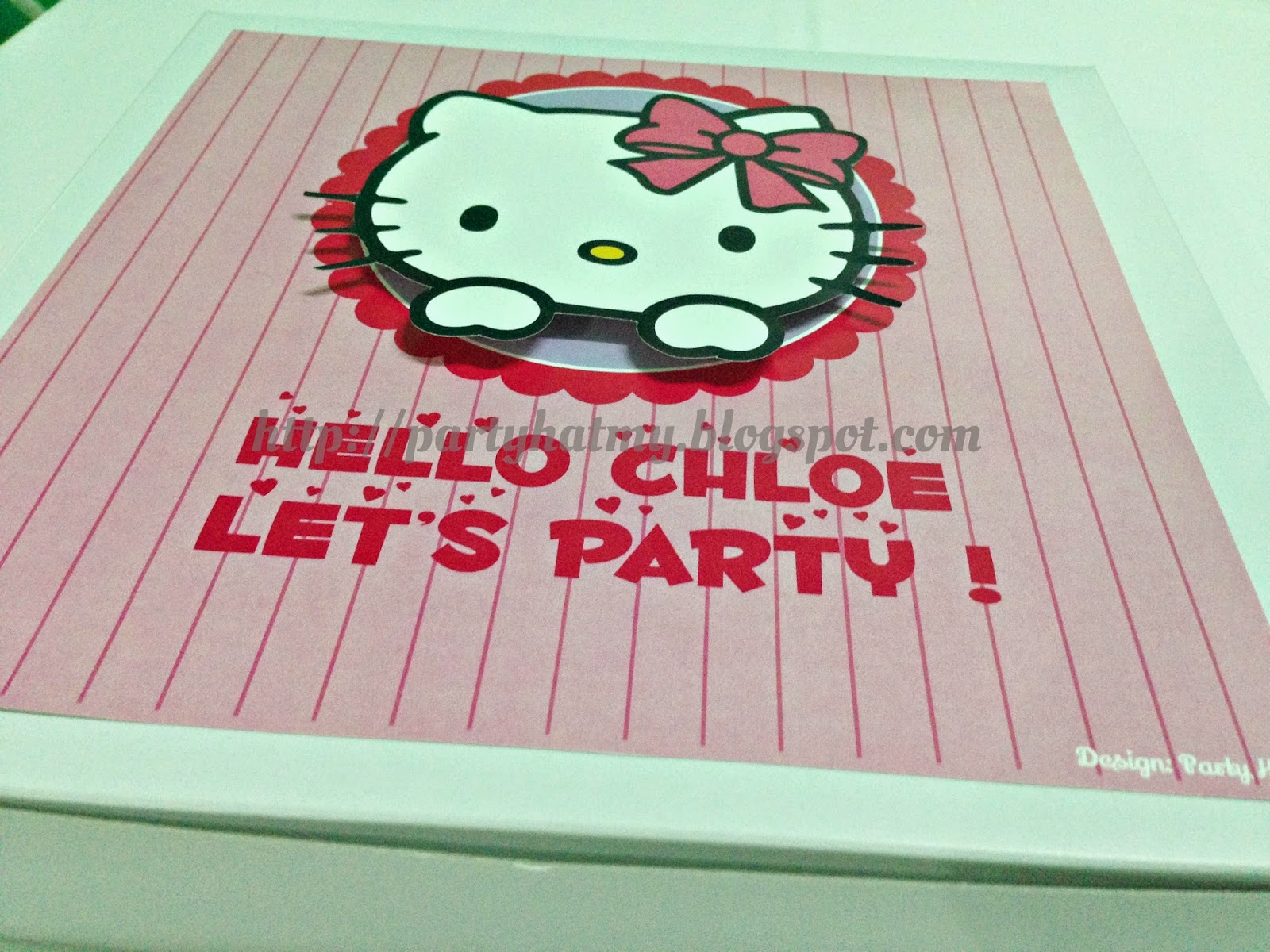 Party Hat: Hello Kitty DIY Party Printables Package