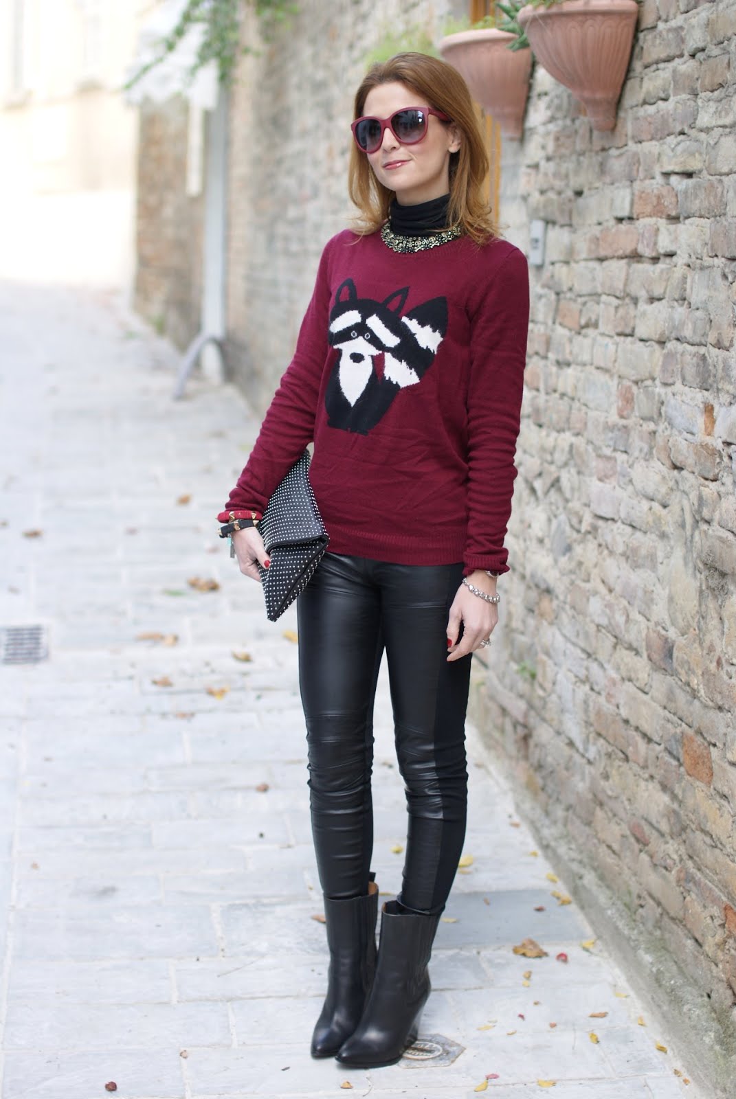 Animal sweaters trend: the raccoon sweater ! | Fashion and Cookies ...