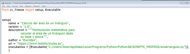 APRENDER A PROGRAMAR CON PYTHON: EJECUTABLES O DISTRIBUIBLES DE MÓDULOS ...