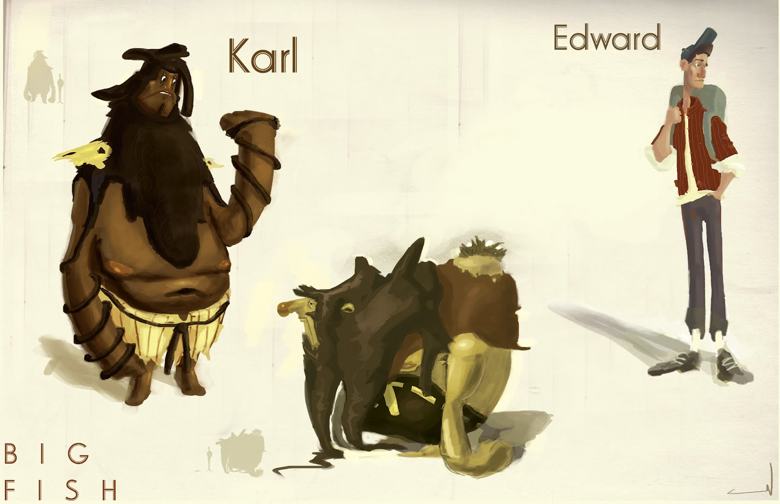 Chase Nichol: Big Fish Characters