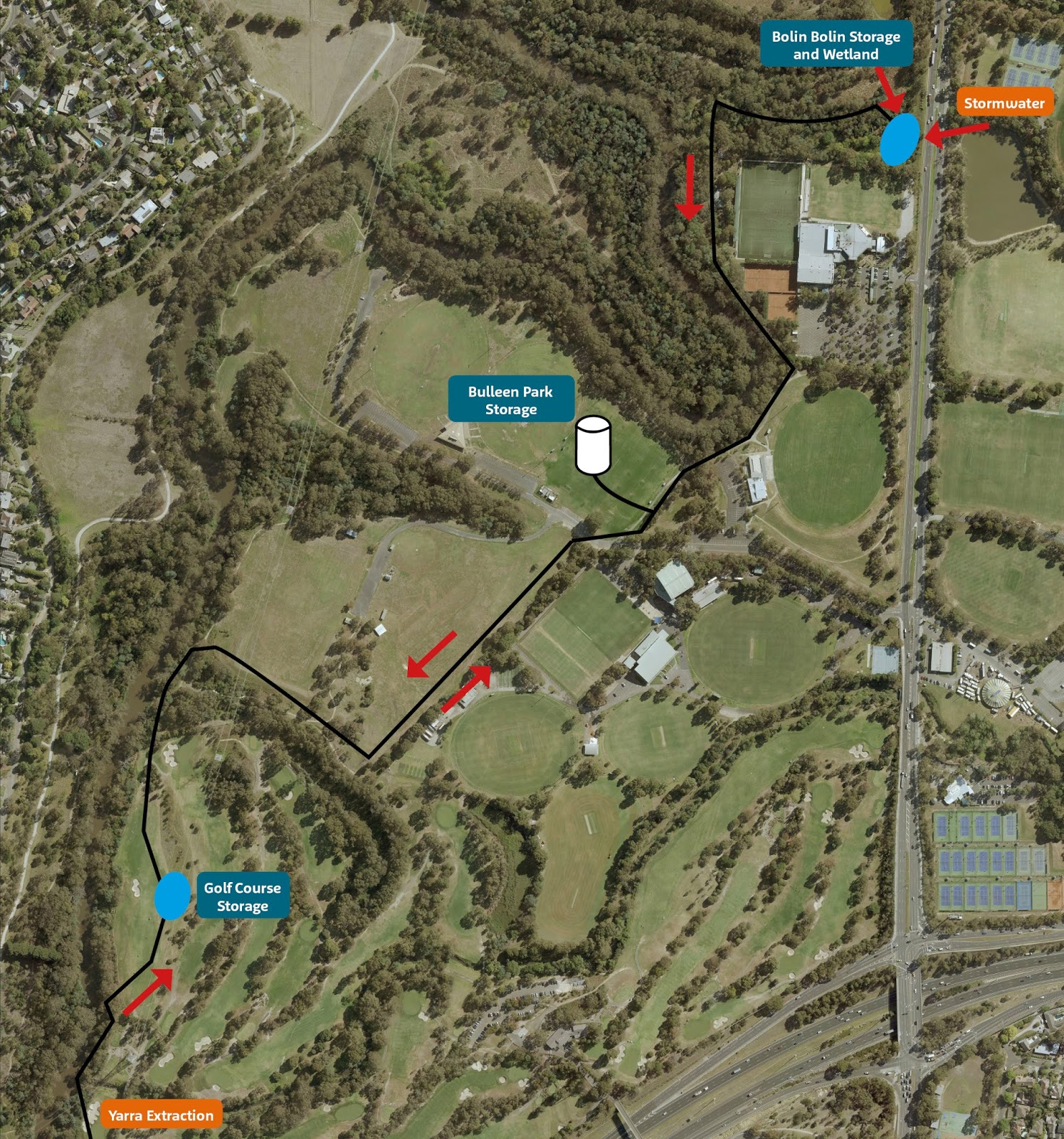 TRACKS, TRAILS AND COASTS NEAR MELBOURNE : Bolin Bolin Billabong ...