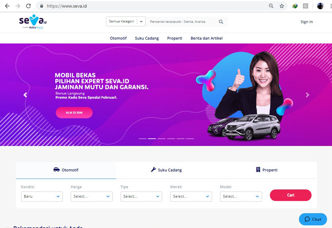 Mengenal Seva.id; Situs Layanan Otomotif di Indonesia - Nasirullah Sitam