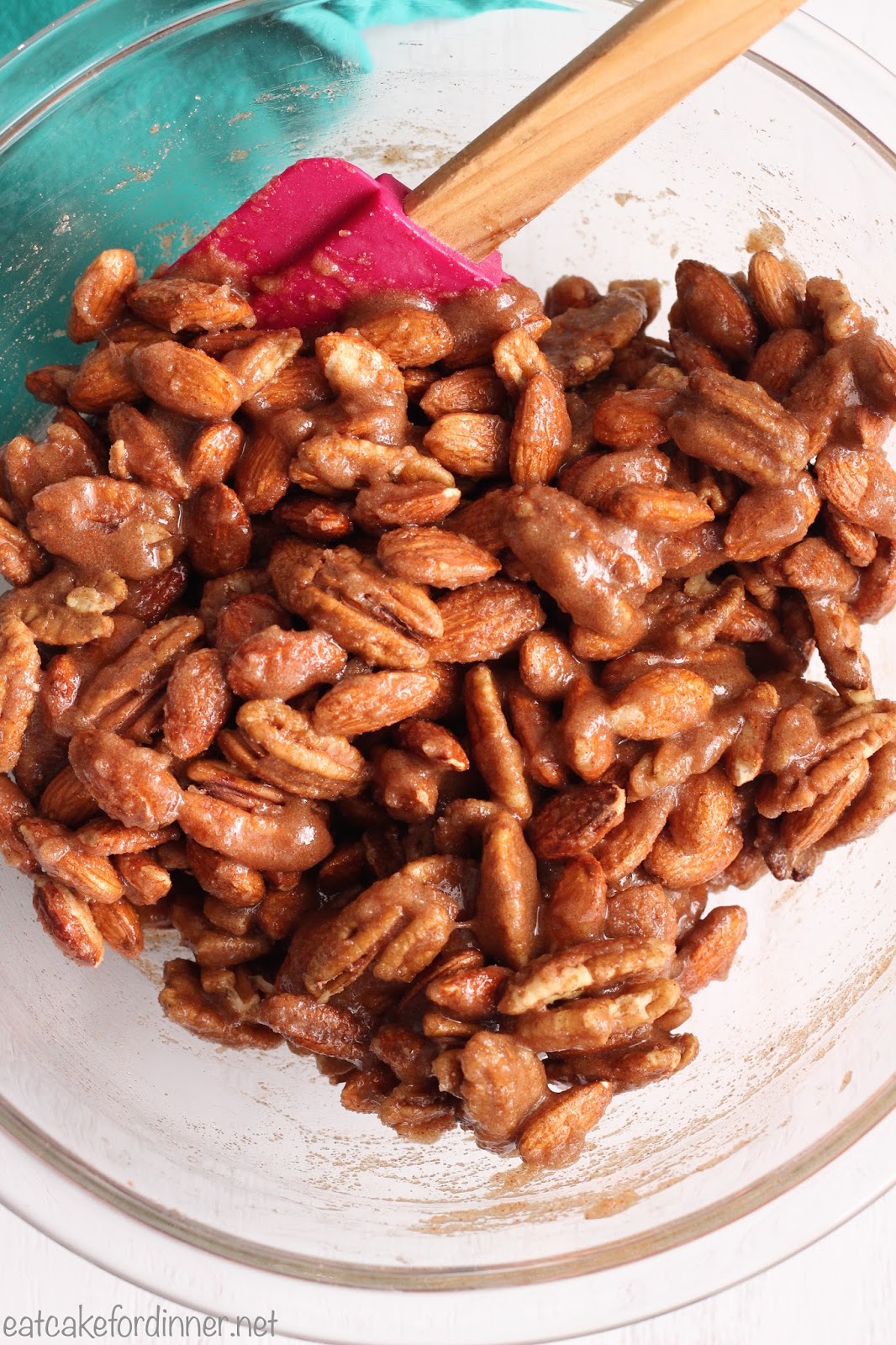 Eat Cake For Dinner: Cinnamon Sugar Candied Nuts (Almonds, Pecans, Walnuts)
