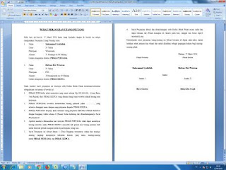 Contoh Surat Perjanjian Utang Piutang - Arsip Kantor