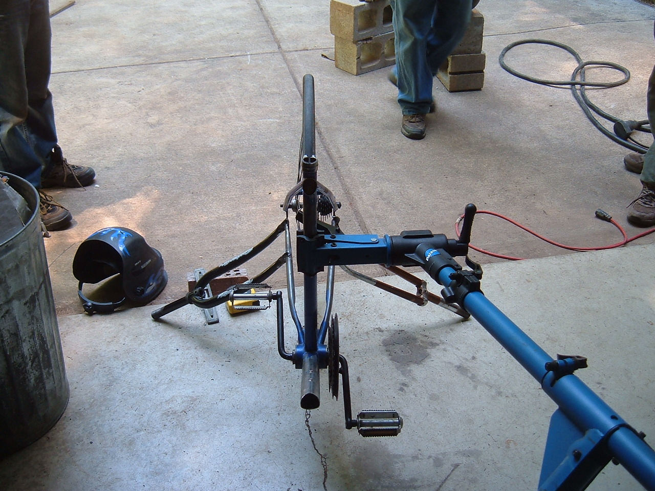 bike blender blog: human powered machine workshop