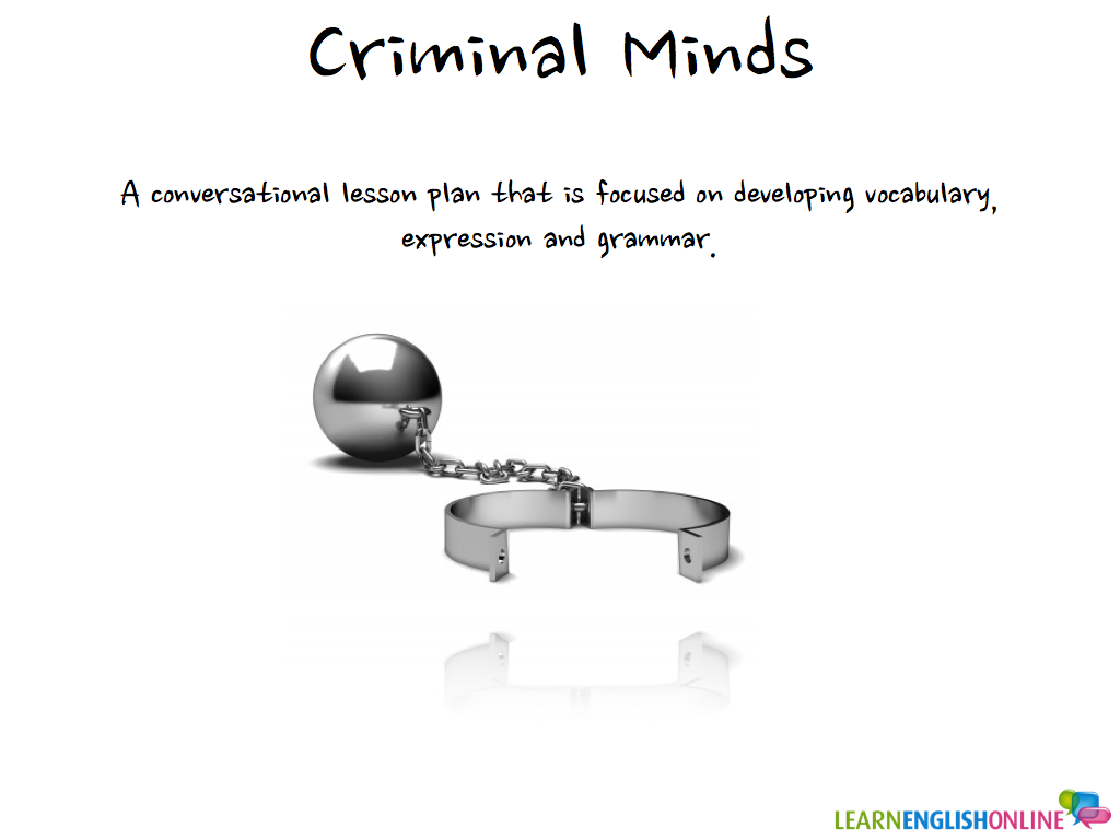 Criminal Minds Lesson Plan