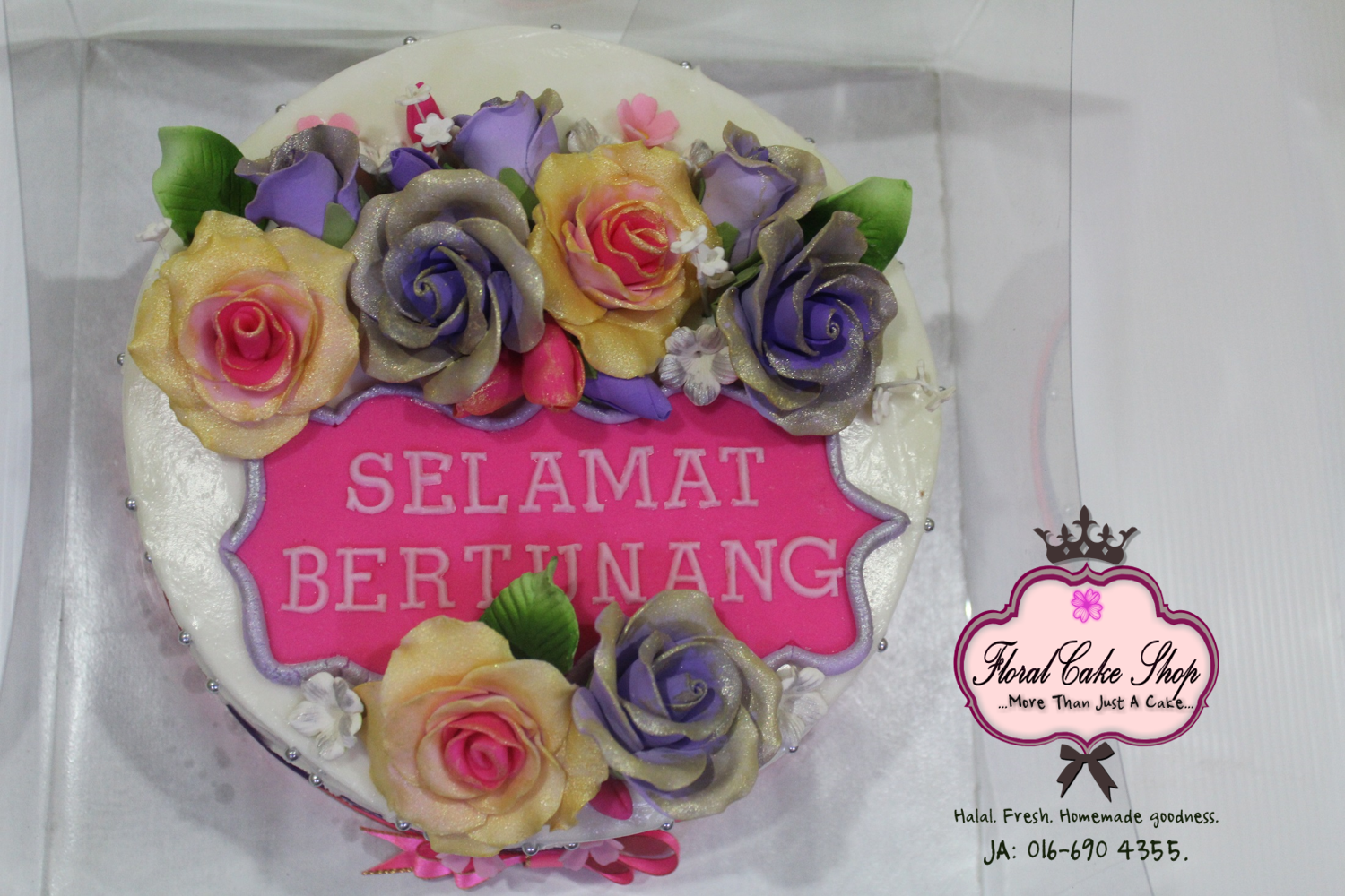 Floral Cake Shop: Hantaran Cake: Marble