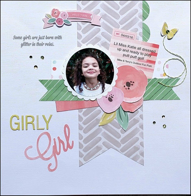 GrandDiva's Creative Corner: 'Girly Girl" Layout ~ The ScrapRoom ...