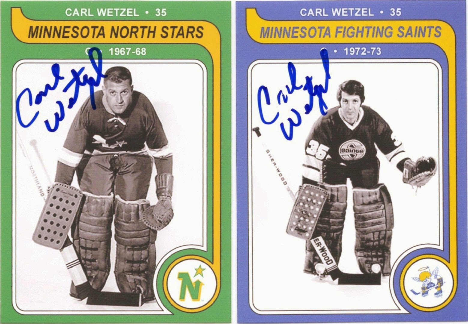 Minnesota Sports Autograph Project: CARL WETZEL