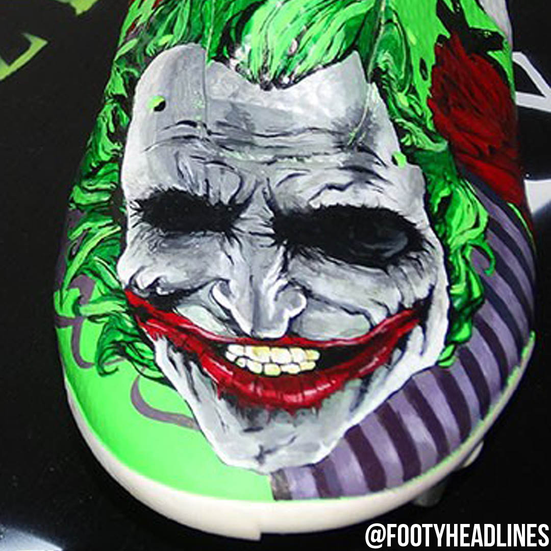 Yohan Mollo Receives Unique Nike Mercurial Batman and Joker Boots ...