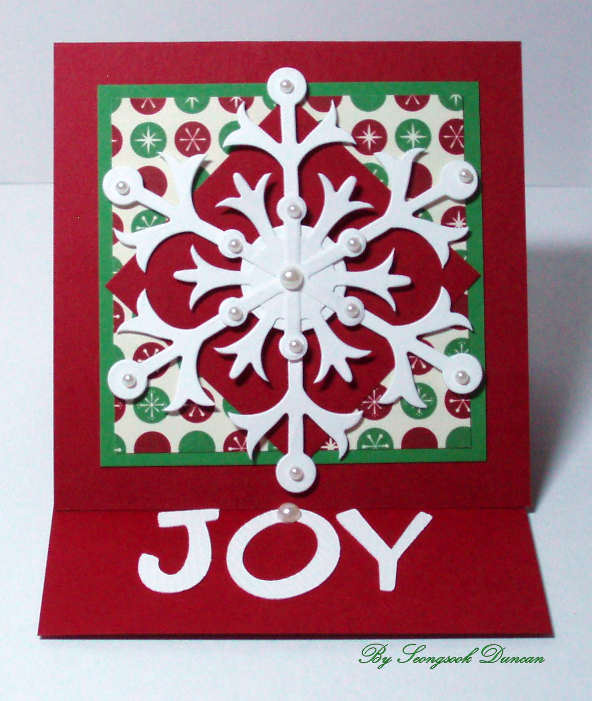 Seongsook's Creations: Easel Card & photo instructions