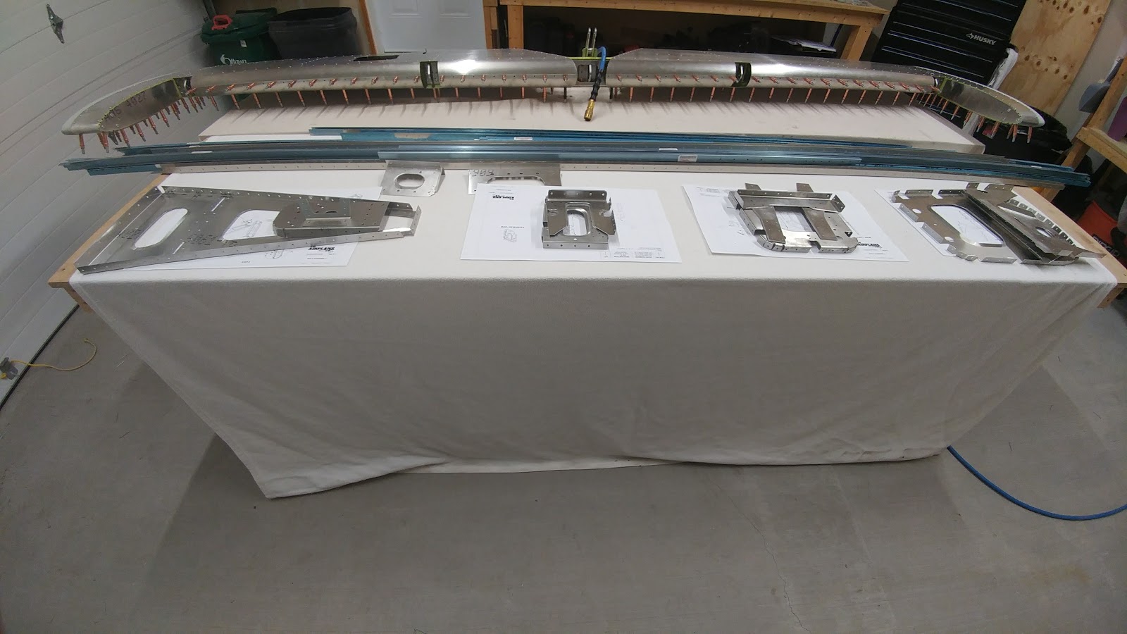 Begin the fuselage: Rear rib assembly