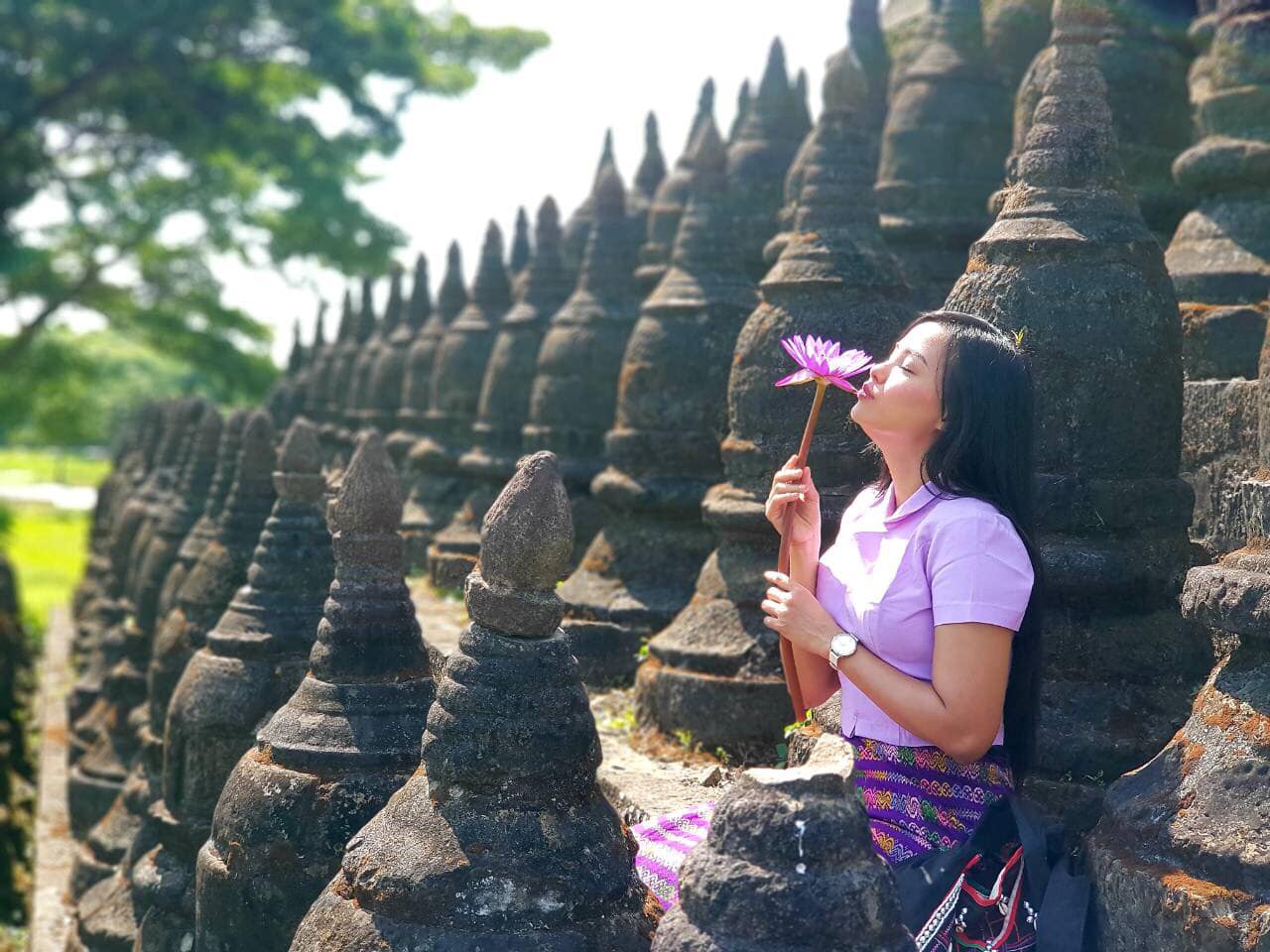 Ma Aye Thaung in Mrauk U : Amazing Photoshoot Album ( Aye Wut Yi Thaung ...