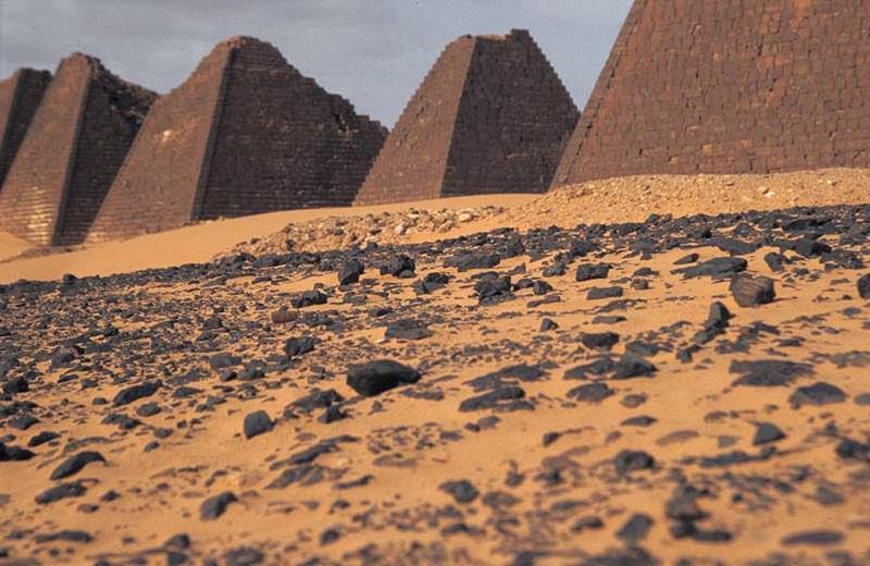 Pyramids of Nubia in North Sudan