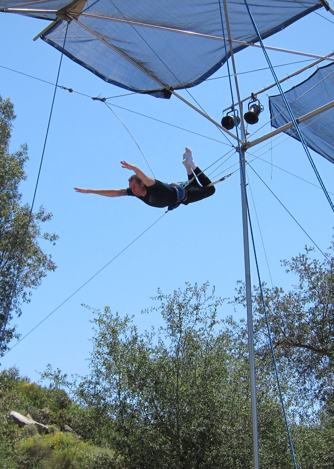 Sensory Overload: Flying Trapeze - Knee Hang Grab