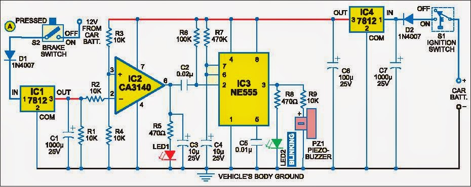 Brake Failure Indicator - Circuits Project