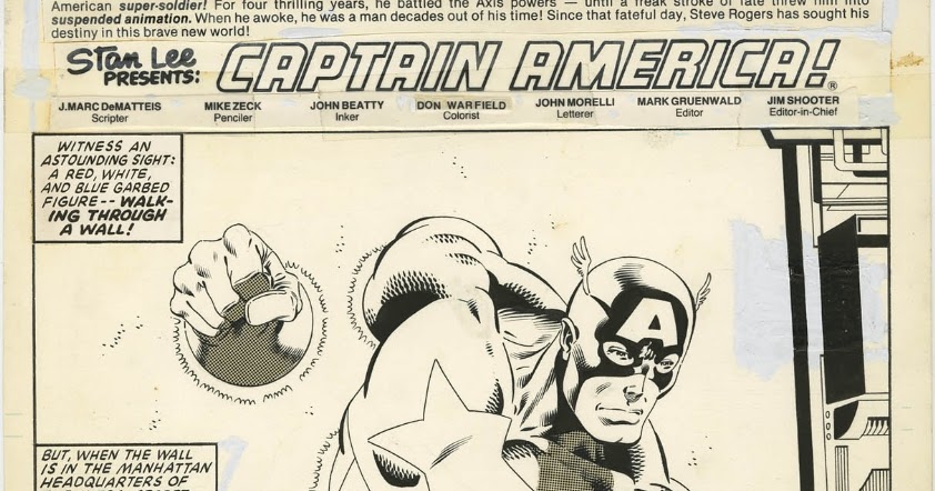 Marvel Comics of the 1980s: 1982 - Anatomy of a Splash Page - Captain ...