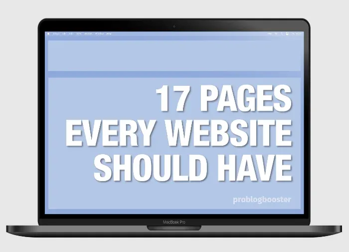 17 Most Important Pages Published on A Website [Google Checklist]