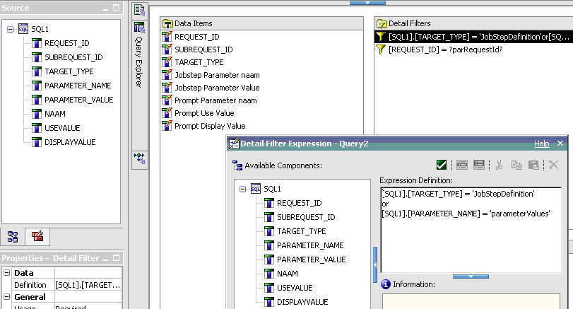 Marc Experiencing Cognos Bi Reporting Logged Parameter Values