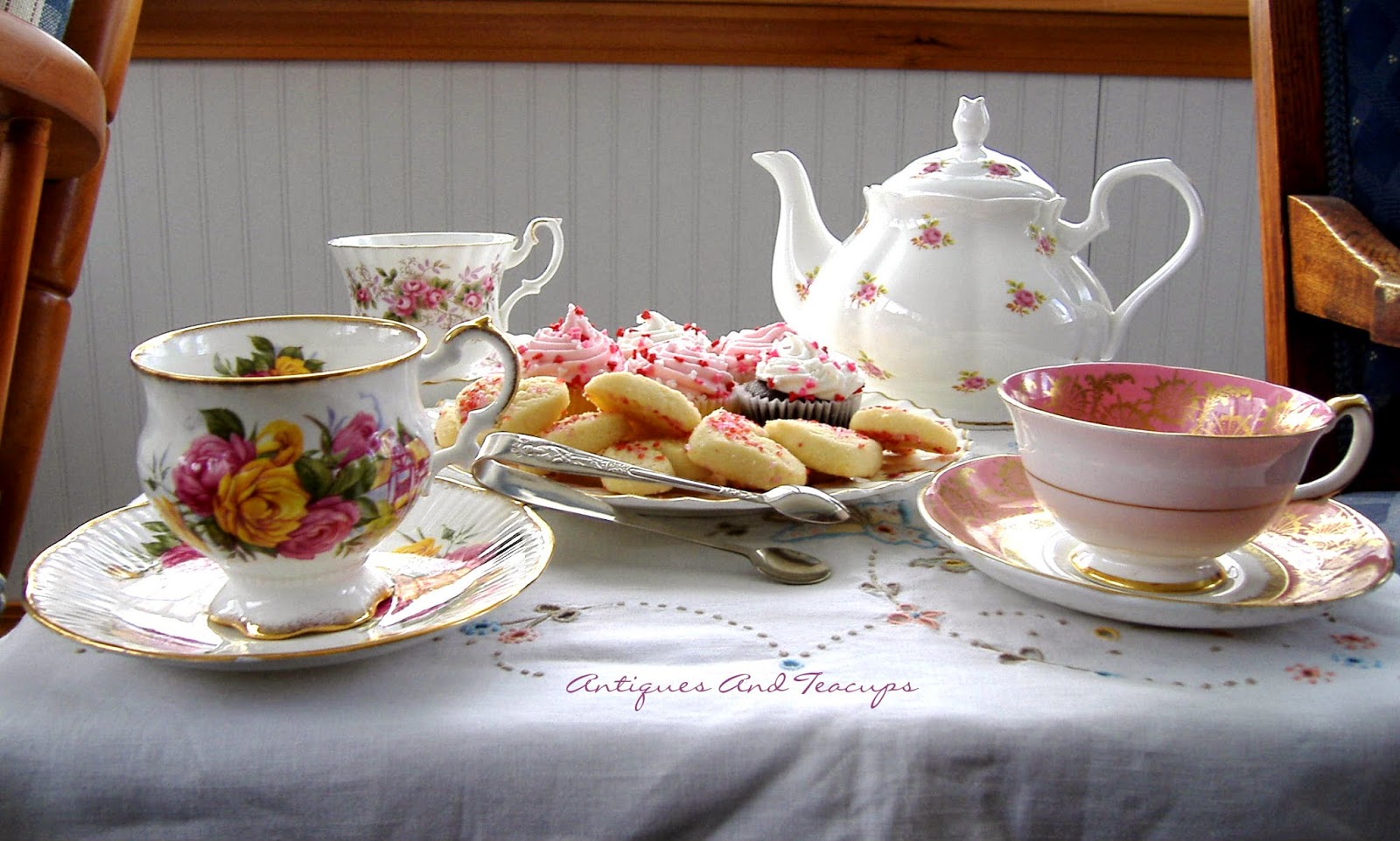 Antiques And Teacups: Tuesday Cuppa Tea, Pink For Valentine's Day Tea ...