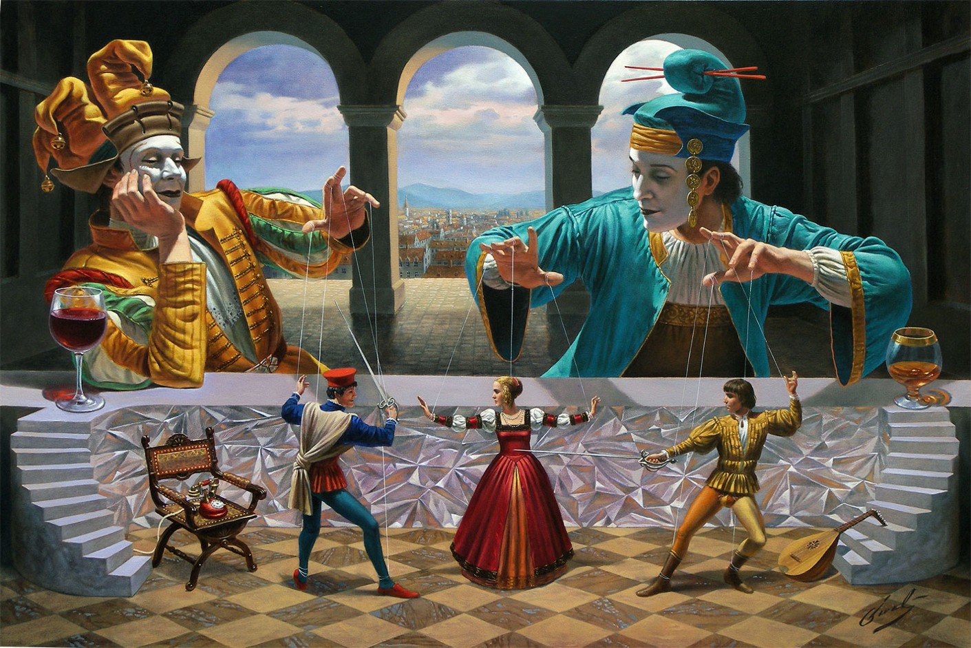 Michael Cheval, 1966 | Playhouse of Quintessence | Tutt'Art@ | Pittura ...