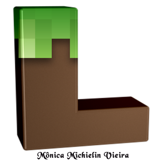 Prof@ Monica Michielin : NOVO ALFABETO #MINECRAFT COM TEXTURA 'GAME ...